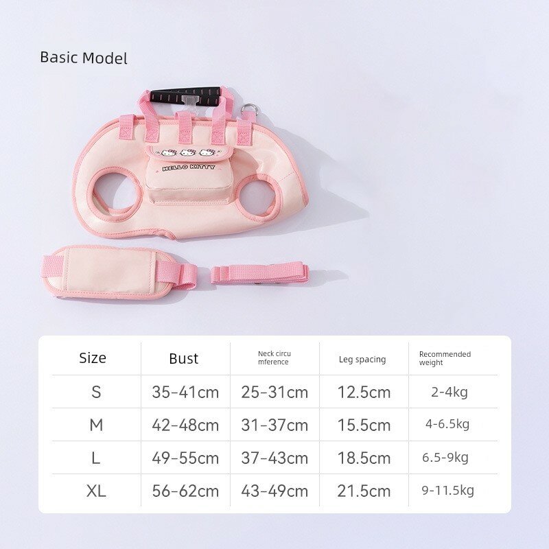 Vizhi Pink Basic Собачья рюкзак XL для собак 18-23 фунтов, с фиксацией и через плечо