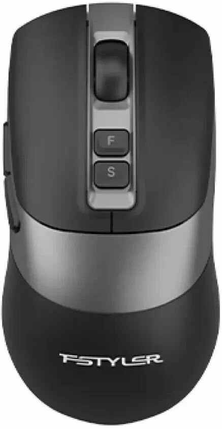 Мышь A4Tech Fstyler FB50CS Plus черный оптическая 3200dpi silent беспров. BT/Radio USB 7but