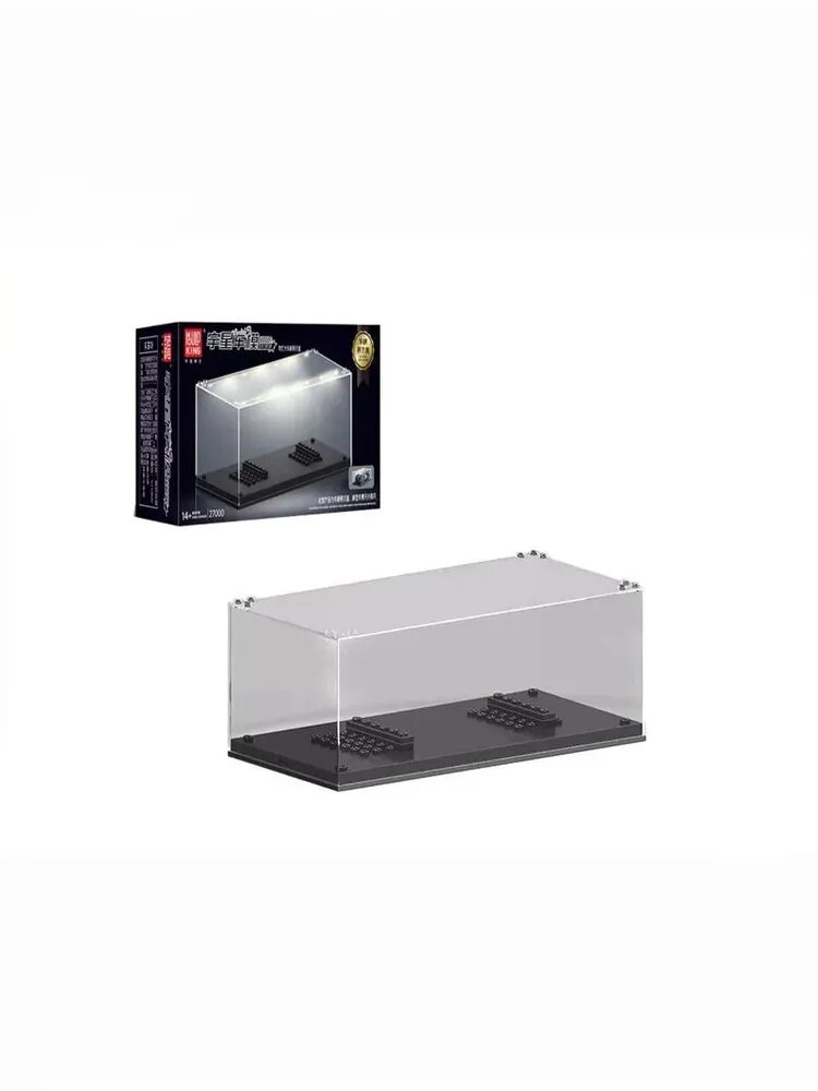Конструктор пластиковый Mould King 27000 Витрина с подсветкой, 9 элементов, 19.5 см