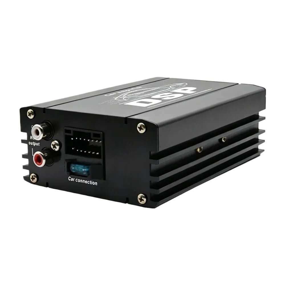 Автомагнитола Автомобильный цифровой аудиопроцессор DSP 4x50 Вт, 4-канальный усилитель мощности DSP