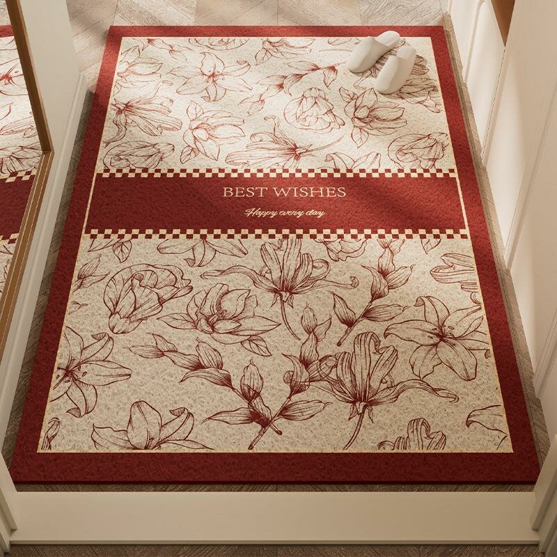 Дизайн Joyful A Стиль Вертикальный Коврик для Входной Зоны 60x90см Сизаль Непроскальзывание для Дома