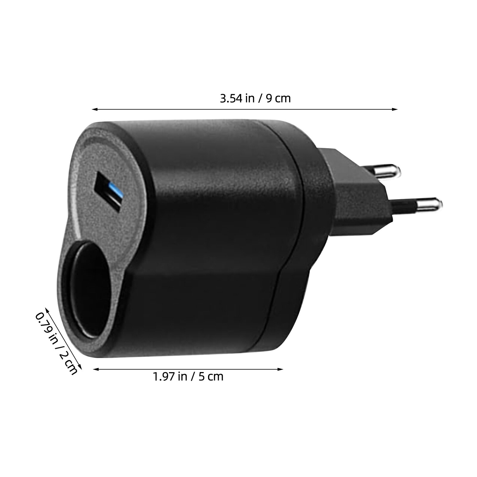 Адаптер автомобильной прикуривательной розетки из abs для зарядки, с usb, для бытовой сети 220 в