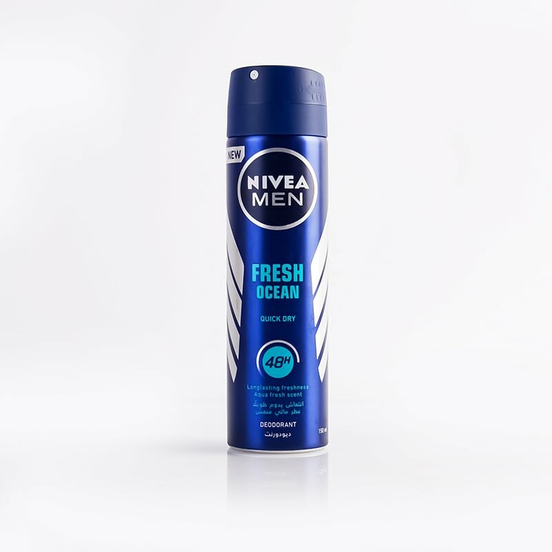 Дезодорант-спрей Nivea Fresh Ocean, для мужчин, 150мл, защита до 48часов