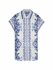 Платье Alice+Olivia Baroque-print mini dress, размер 32, бежевый/белый