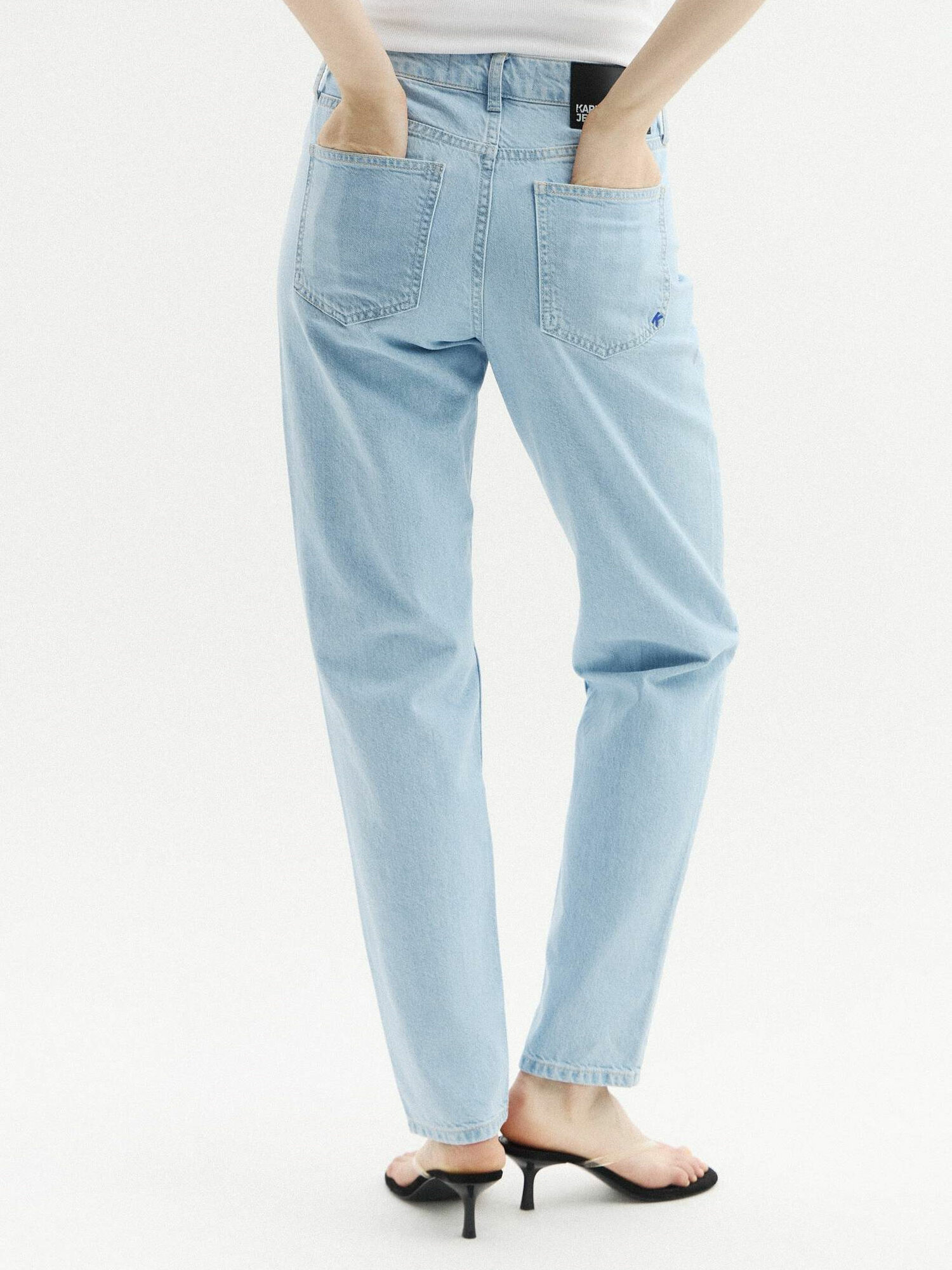 Джинсы скинни KARL LAGERFELD JEANS, размер 25/30, голубой — фото 1