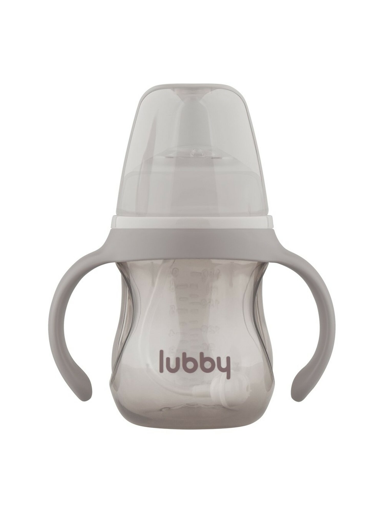 LUBBY поильник-непроливайка С ручками 6+ 180МЛ/30991 — Поильник-непроливайка с мягким носиком детский, 180 мл - 1 шт в…