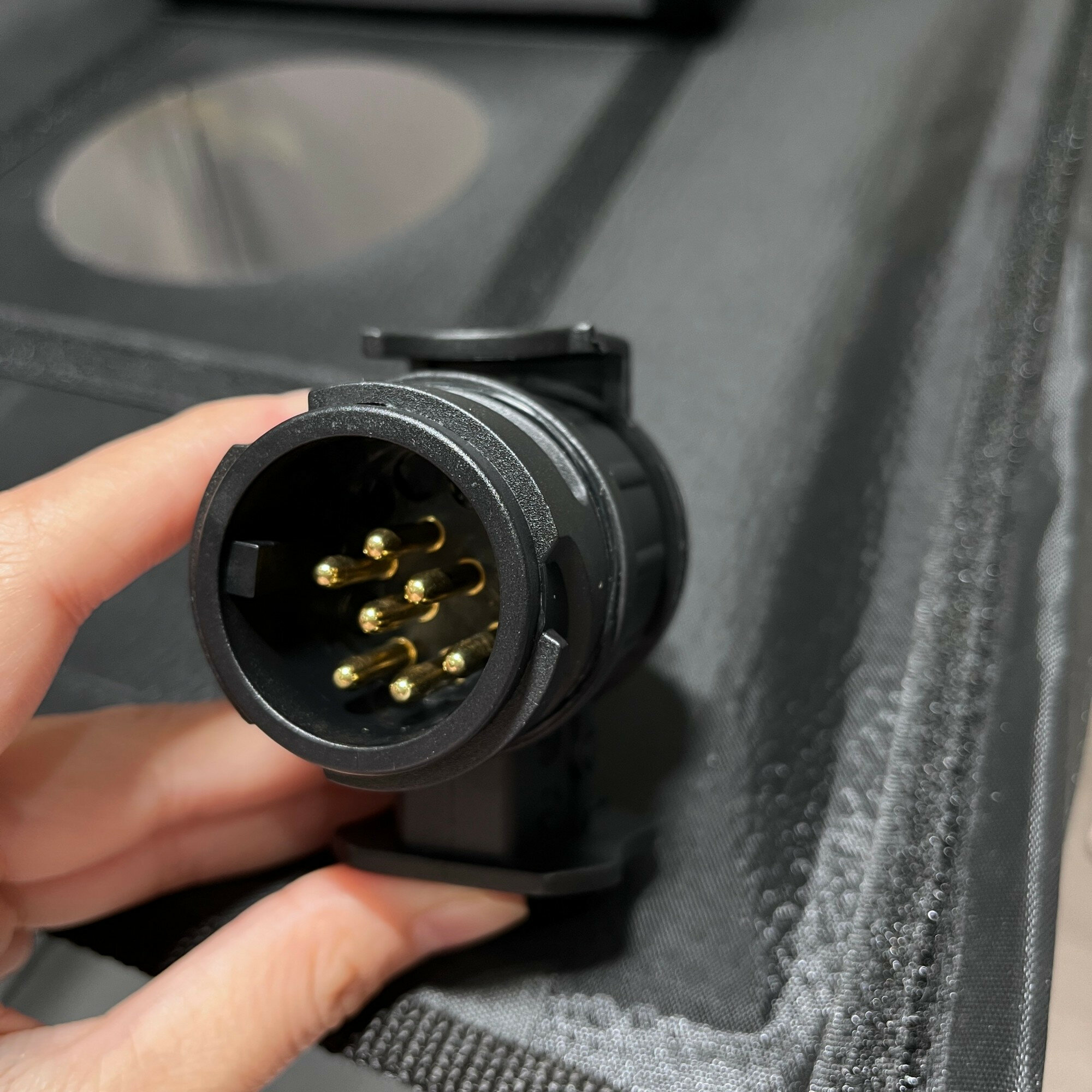 Прочный водонепроницаемый мини-переходник с 13-pin на 7-pin для прицепов, автодомов и трейлеров