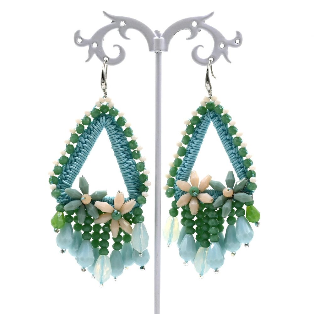 Серьги, циркон
