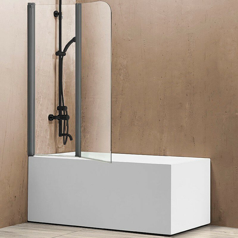 Шторка на ванну Vincea 114x140 VSB-12114CLGM