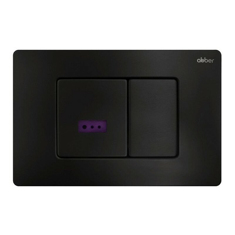 Кнопка смыва Abber AC0122SMB цвет Черный матовый