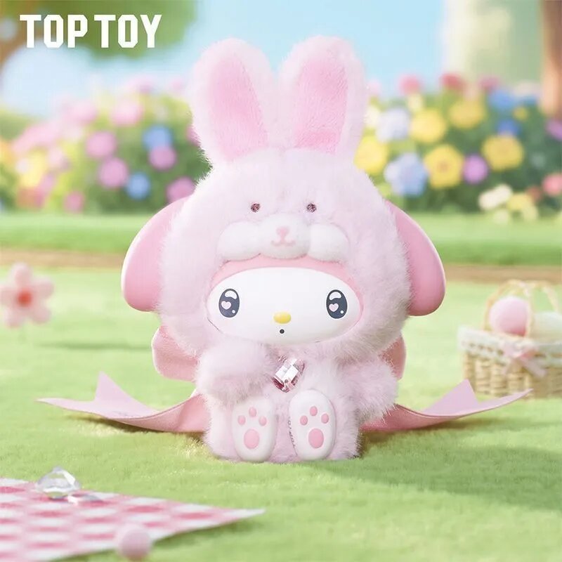 Коллекционная фигурка Слепая коробка Sanrio Characters Diamond Bunny Baby Series Plush Pendants