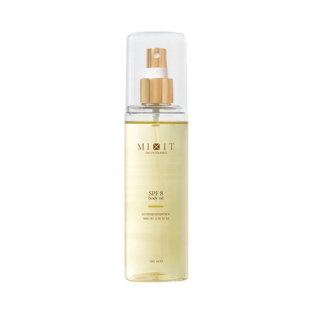 Mixit Back To Sun Солнцезащитное масло-спрей для интенсивного загара Tan Body Oil SPF8 150 мл