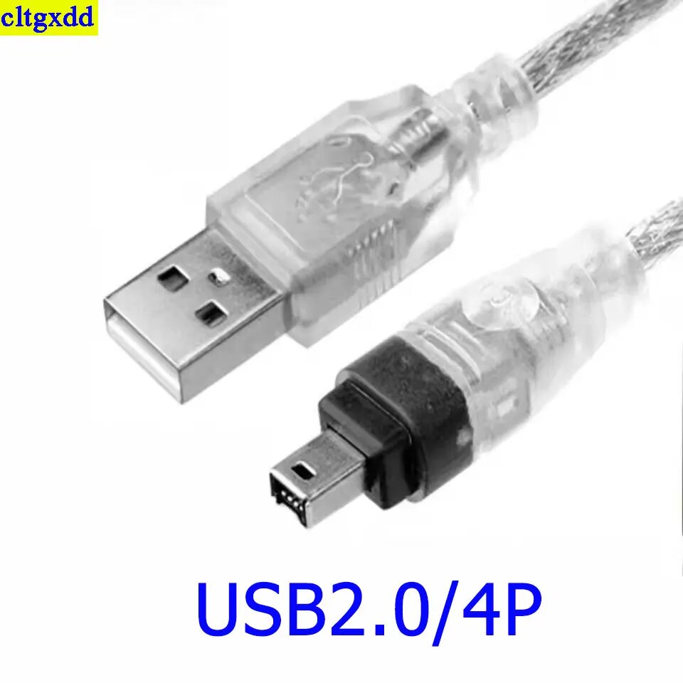 Кабель Firewire IEEE 1394 USB2.0 6-pin to 4-pin cltgxdd USB2.0 to 4P 1.5M