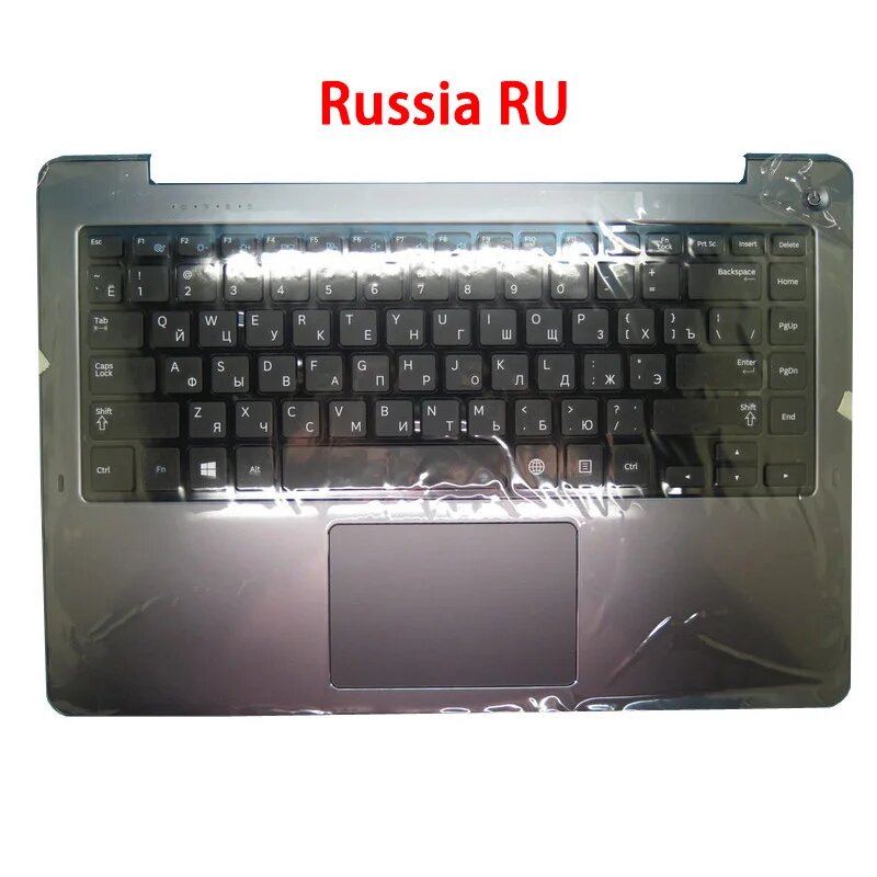 Клавиатура и подставка для ладоней Samsung NP540U4E NP530U4E серый Blue Germany GR