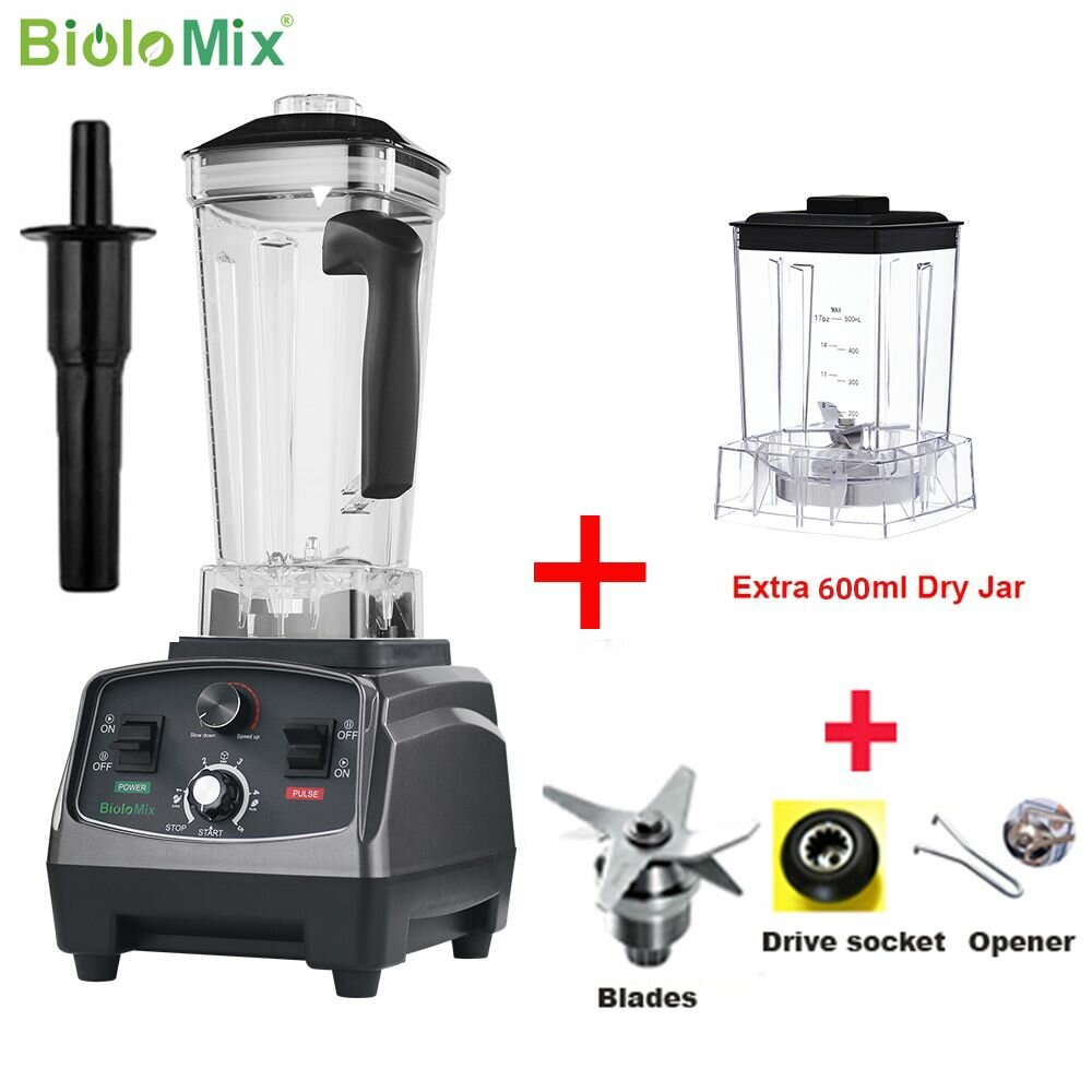 BioloMix Стационарный блендер T5200, серый металлик