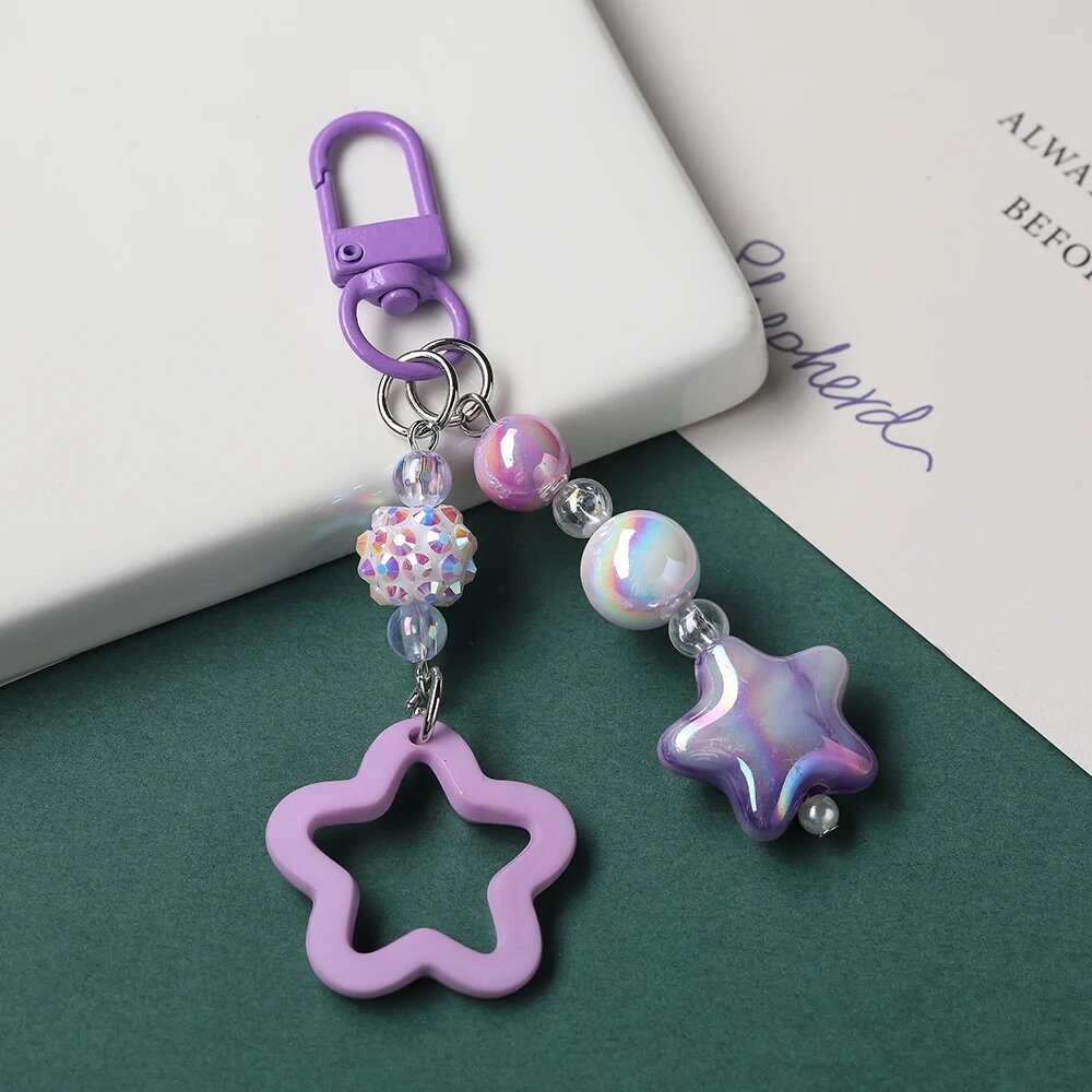 Акриловый кулон пентаграмма AGCFABS Фиолетовый, Purple