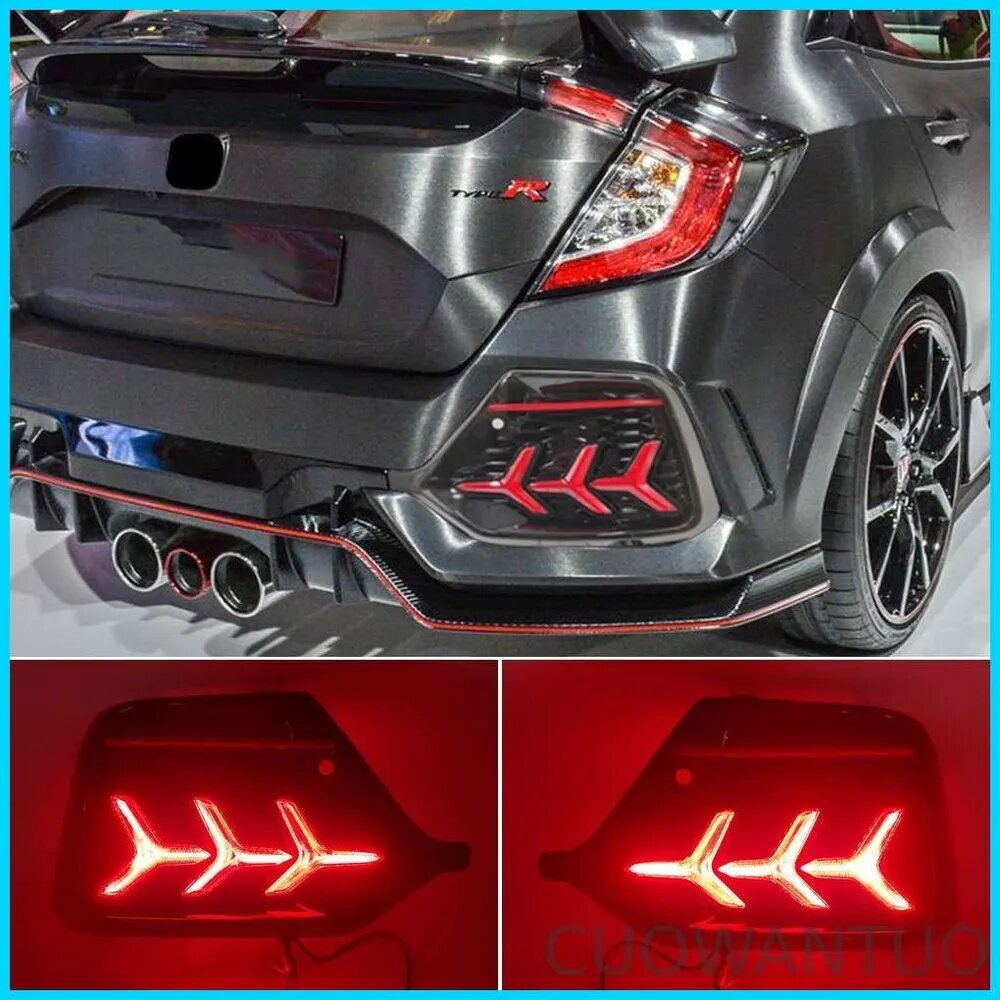 Фара автомобильная, Задний фонарь Honda Civic, 2 шт, арт. 747