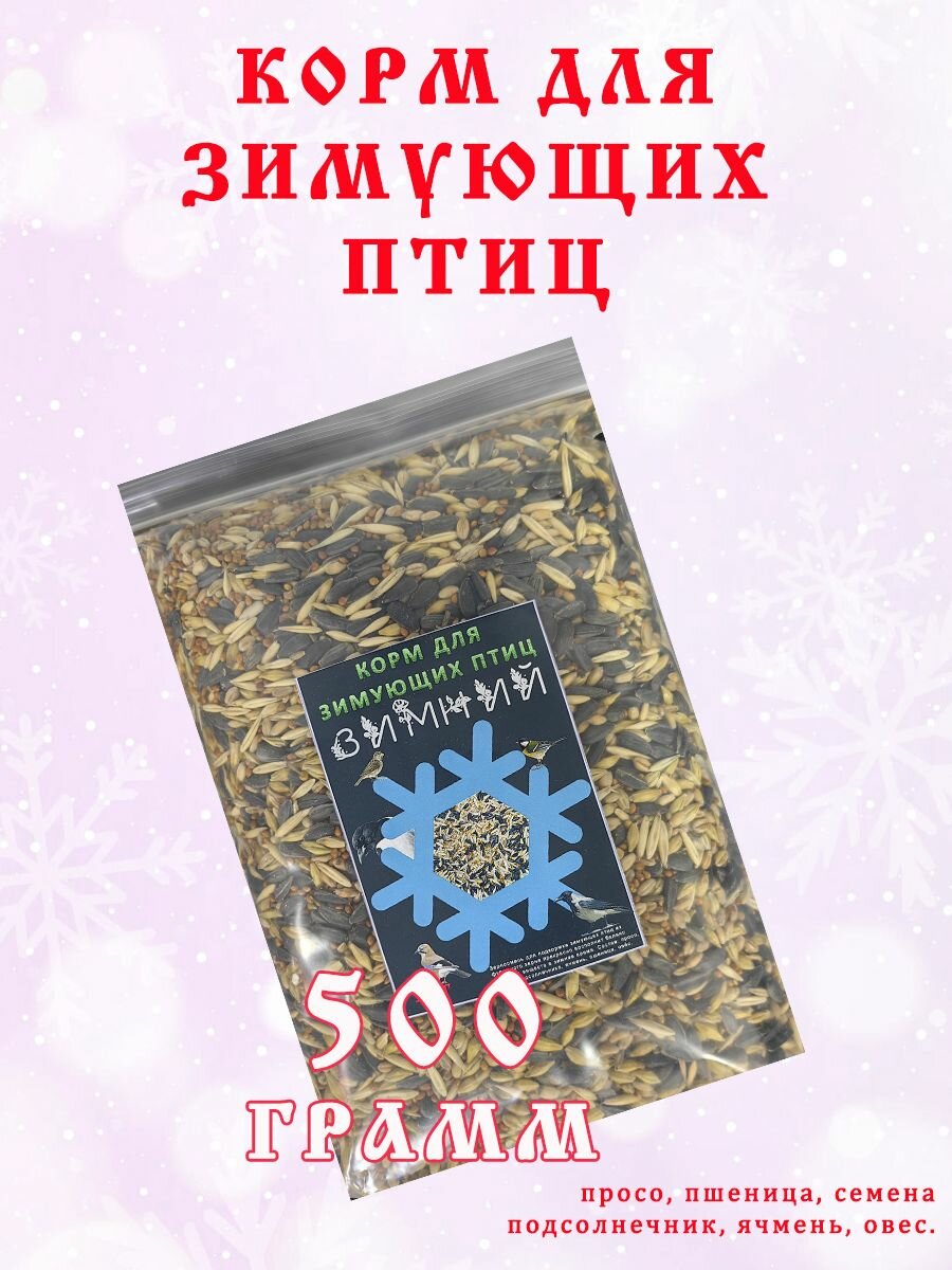 Корм для птиц Зимний 500ГРАММ