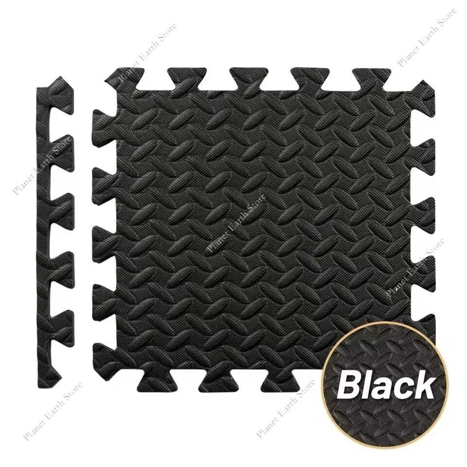 Детские игровые коврики EVA 30x30 см Черный, Black
