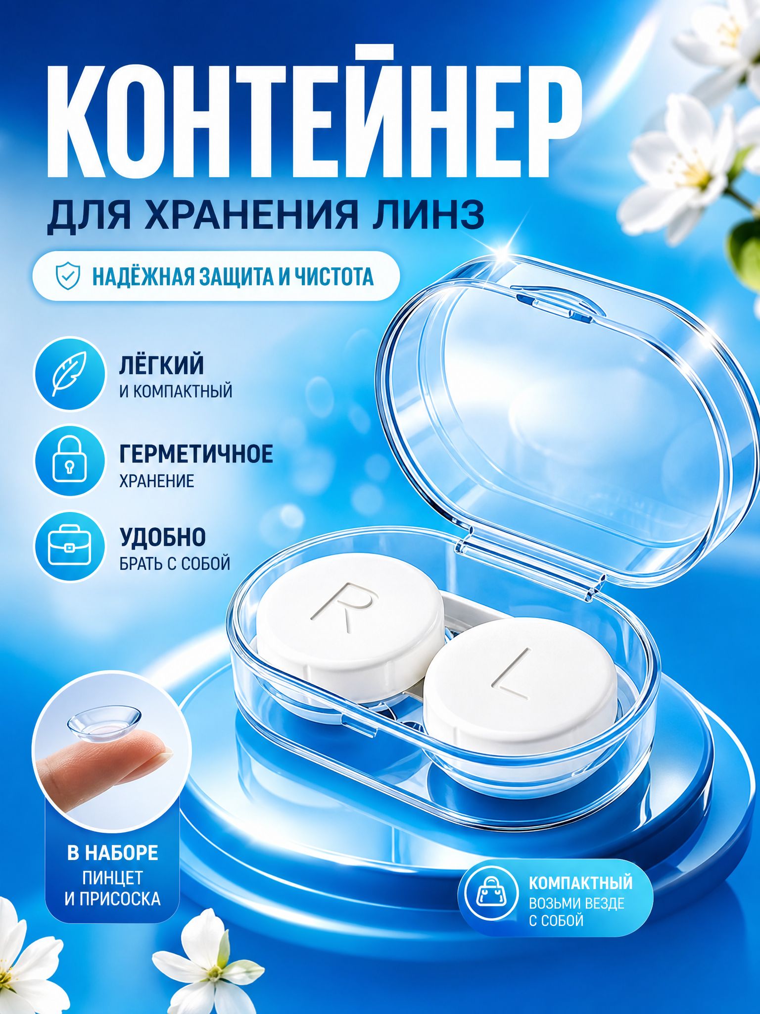 Контейнер для контактных линз