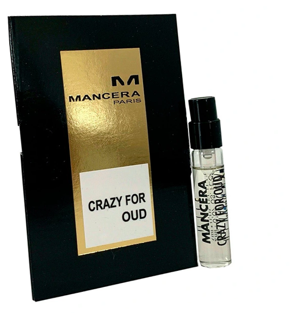 Парфюмерная вода для мужчин и женщин Мансера Крейзи Уд - Crazy For Oud 2 мл миниатюра