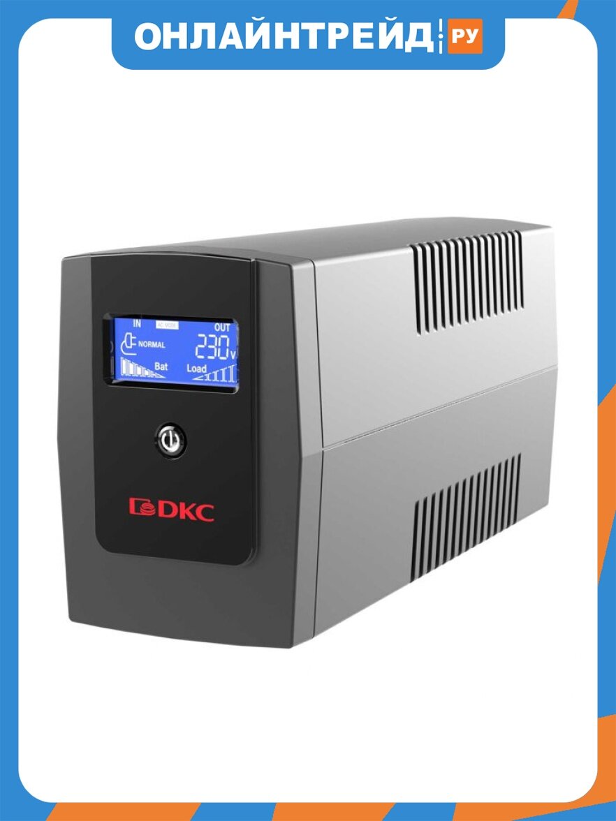 Источник бесперебойного питания Dkc Info LCD 600В. А IEC C13 (3) USB + RJ45, INFOLCD600I