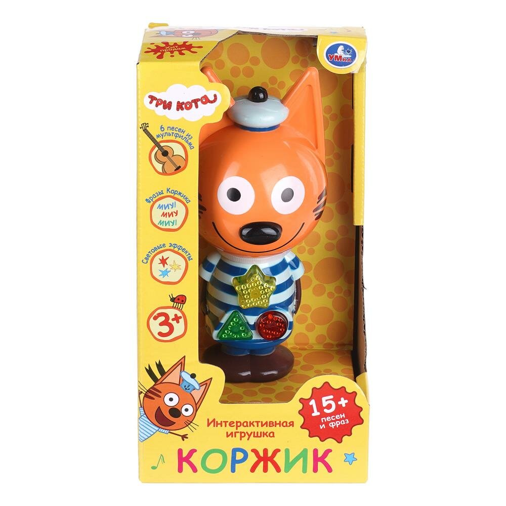 Сказочник Коржик 15 + песен и фраз Три Кота УМка HT1407-R
