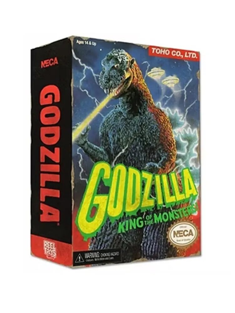 Фигурки NECA Godzilla Video Game (1988) Action Figure Godzilla (8-Bit)(7inches)