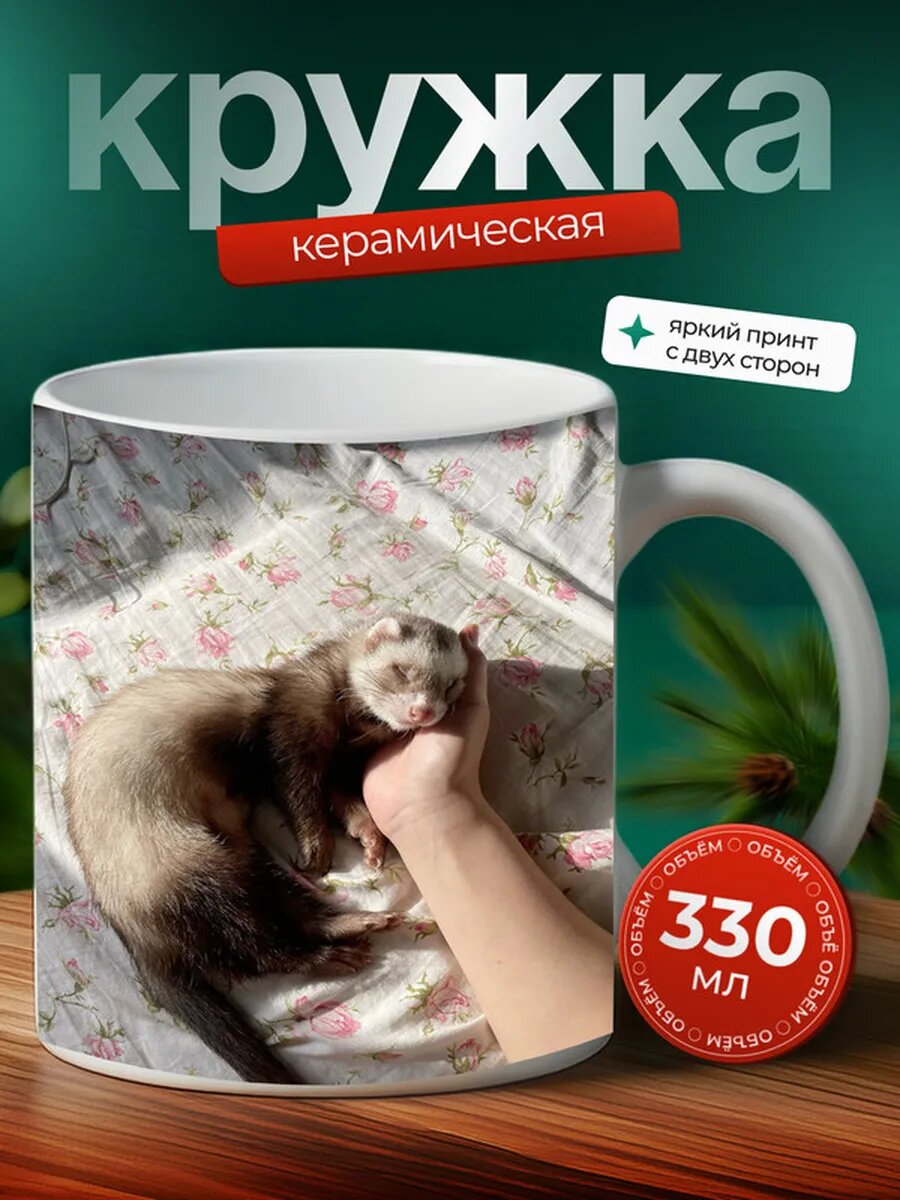 Кружка Хорек домашний,