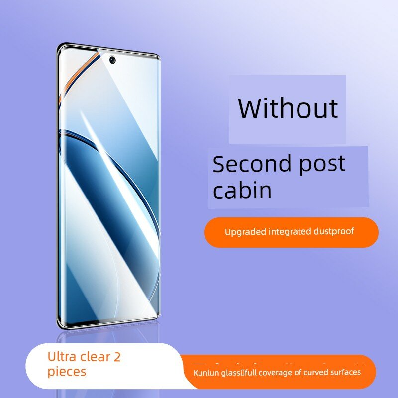 Защитное стекло для Realme 11 Pro, 2 шт, полное покрытие изогнутых краев, антиэксплозивная защита уровня алмаза