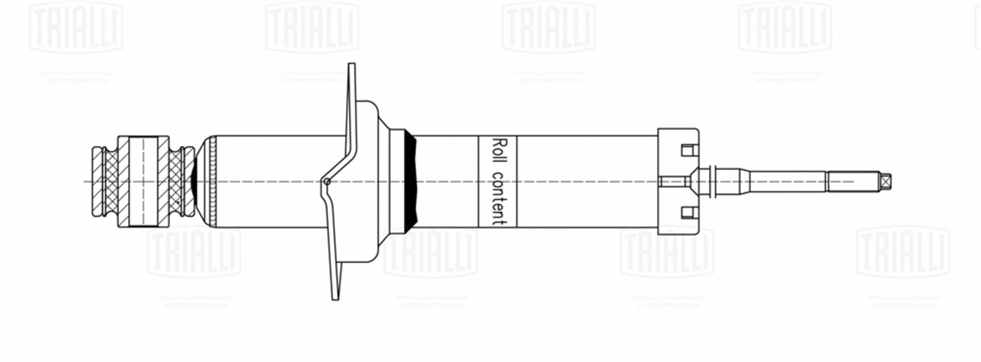 Амортизатор Для А/М Honda Cr-V (01-)/Great Wall Hover H6 (11-) Задн. (TRIALLI AG23506)