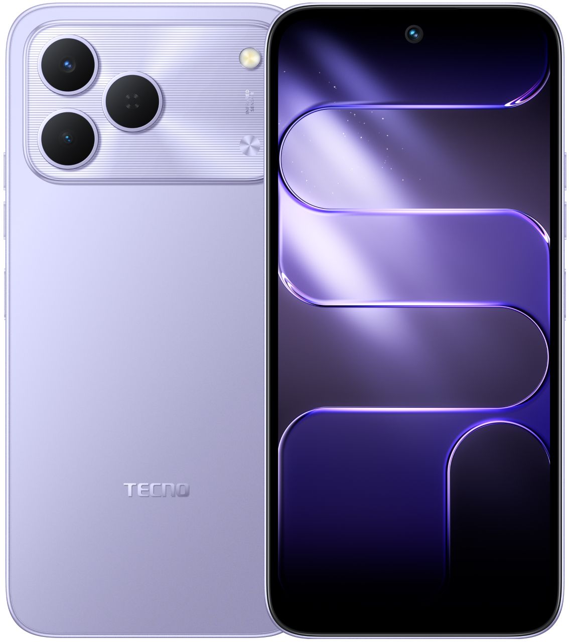Смартфон Tecno Spark 50 8/128 ГБ, Nano-SIM, фиолетовый, Ростест (EAC)