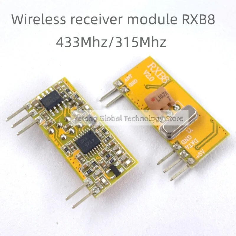 Модуль беспроводного приема RXB8 V2.0 433/315 МГц 433Mhz