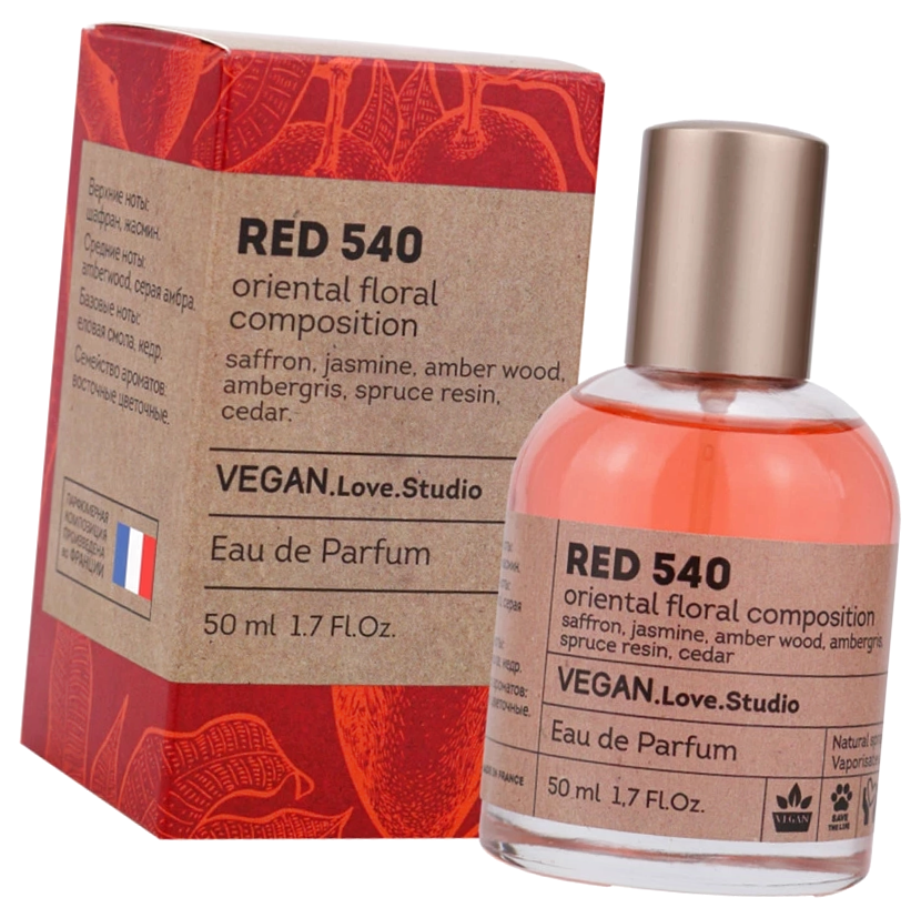 Delta Parfum Vegan Love Studio Red 540 духи женские 50 мл / Дельта парфюм Веган Лав Студио