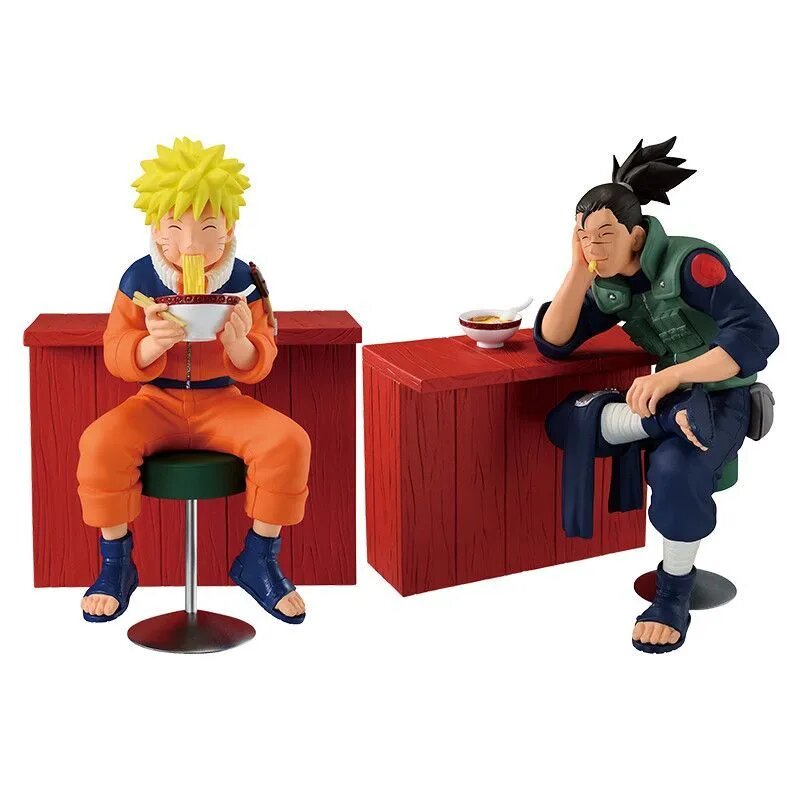 Набор фигурок Наруто Умино Ирука Ешьте рамен Aниме фигурки / Naruto Umino Iruka игрушки