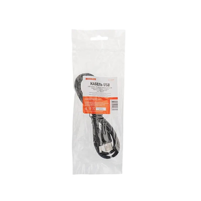 Кабель USB штекер-DC разъем питание 1,4х3,4 мм, Rexant 1,5 метра {18-0235}