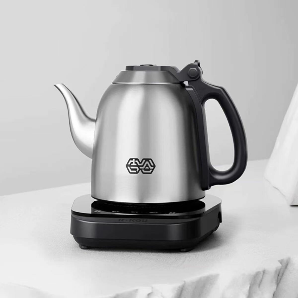 K·KOU Electric Tea Kettle, Automatic Bottom Water Filling, Constant‑Temperature Tea Maker, 1.2L, Model TB005