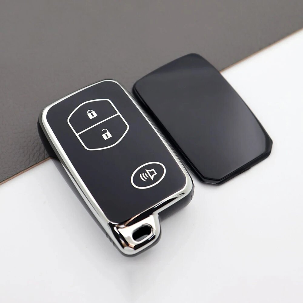 Защитный Чехол Для Ключей Для Моделей Toyota - Чехол Для Ключей Из Материала TPU Для Land 3B - Black