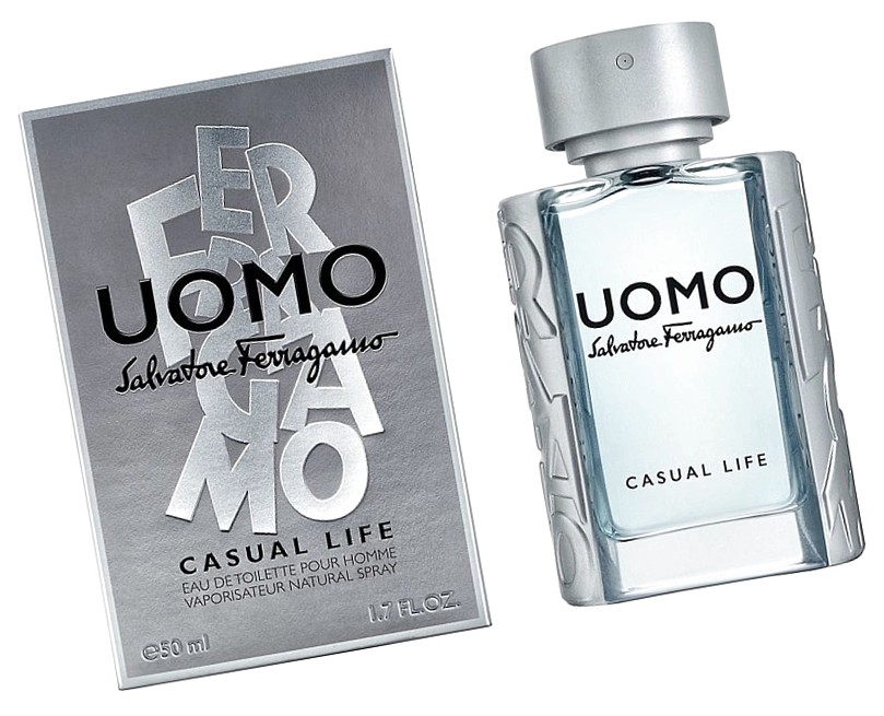 Salvatore Ferragamo Uomo Casual Life духи мужские 50 мл - Сальваторе Ферагамо Уомо Кежуал