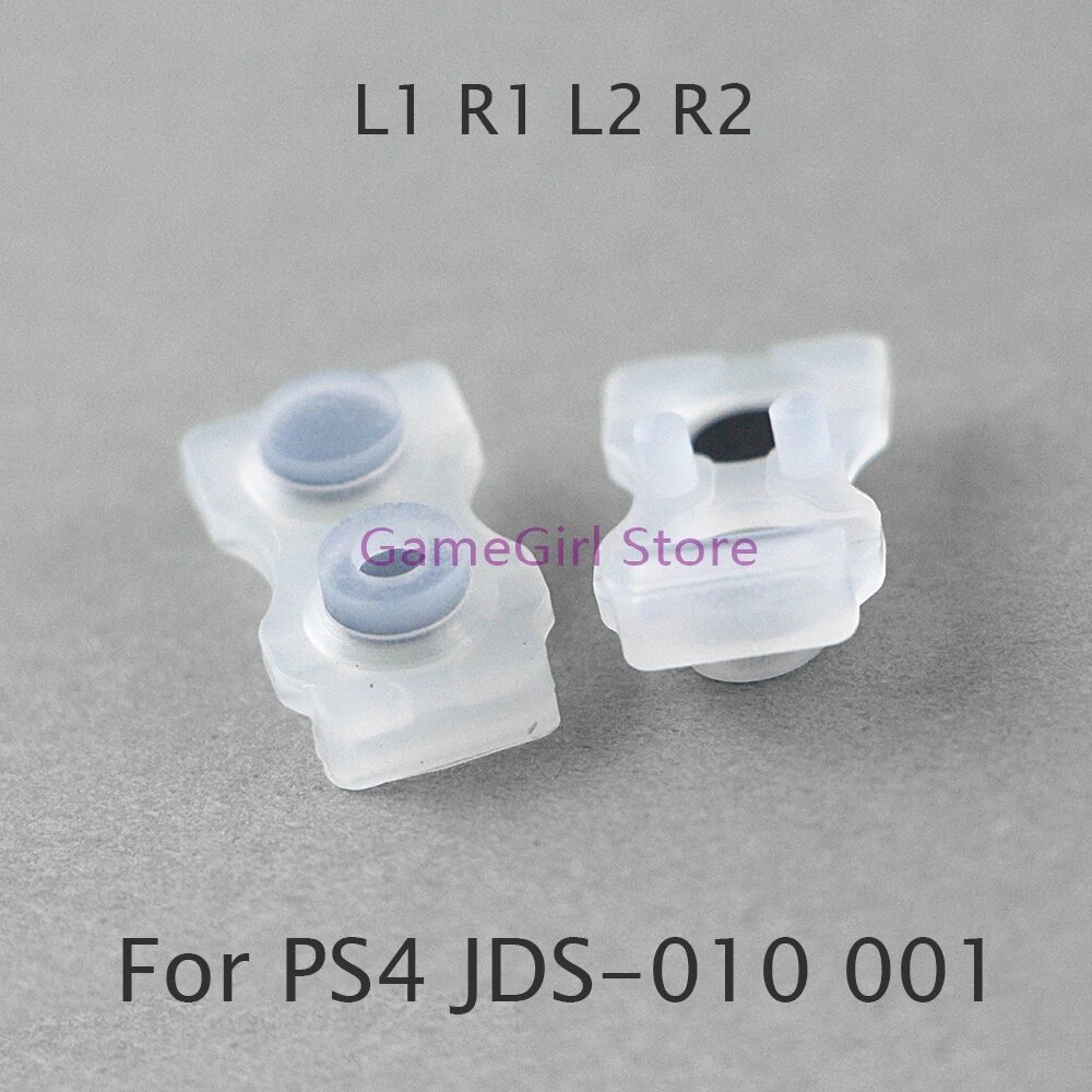 10 шт. для PlayStation 4 PS4 JDS-010 001 011 силиконовая проводящая резина L1 R1 L2 R2 накладка на кнопку