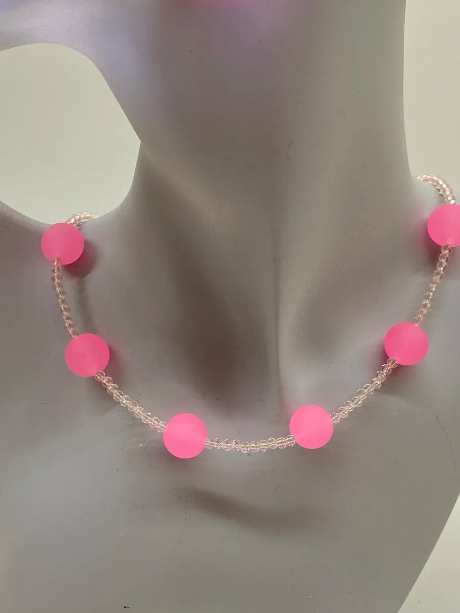 Чокер, шпинель, кристалл, халцедон