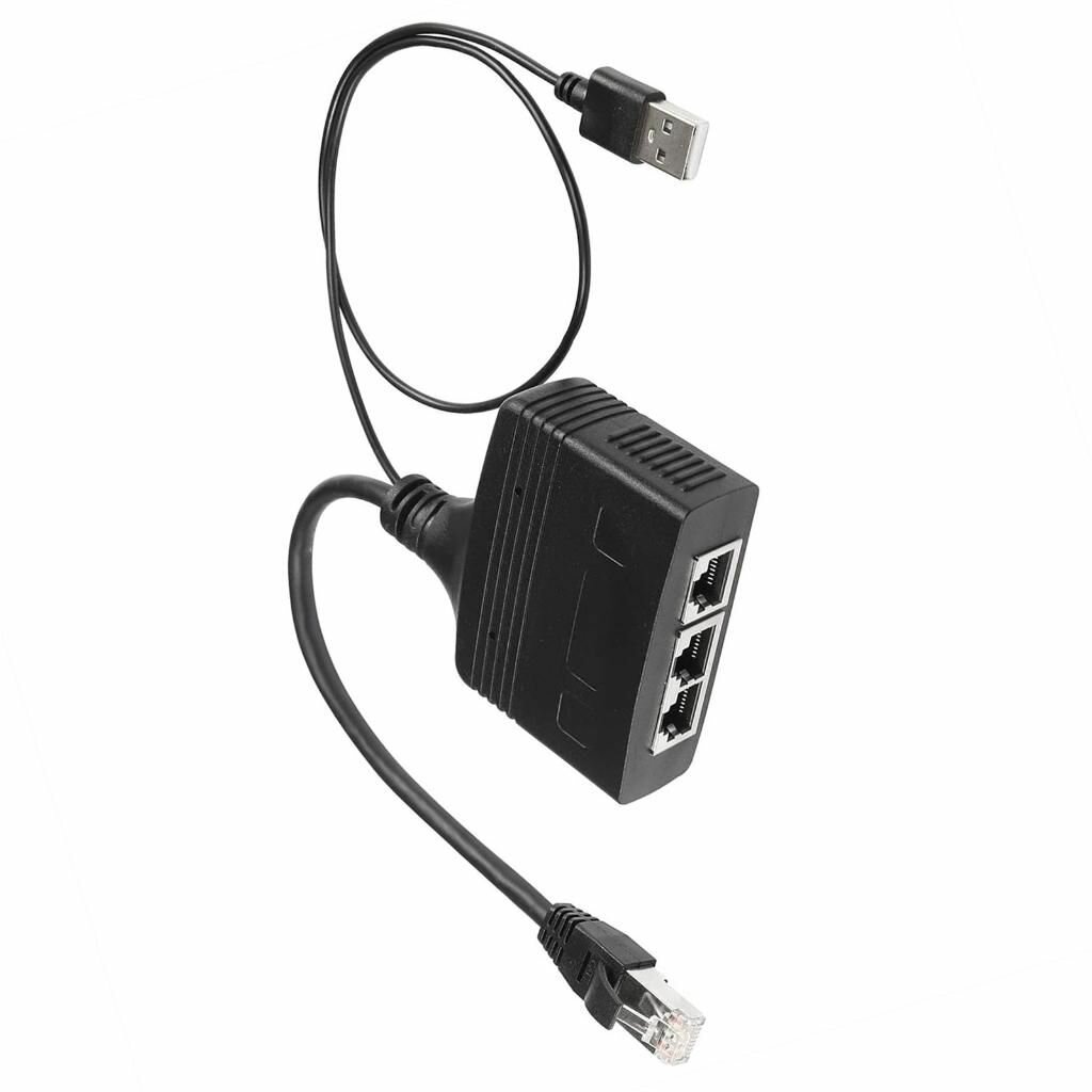 Разветвитель Ethernet RJ45 1x3 100 Мбит/с