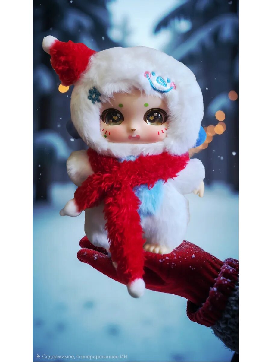 Коллекционная игрушка брелок Baby Three ангел