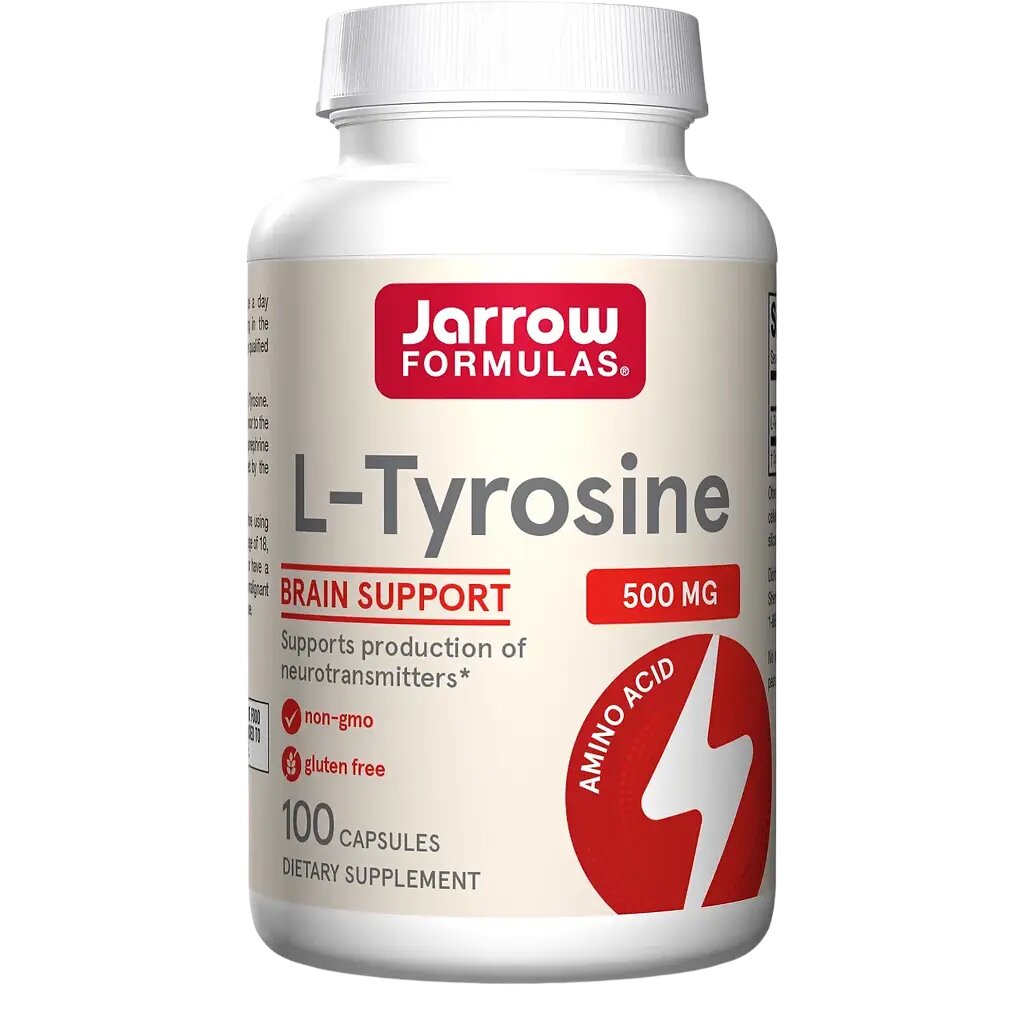 Jarrow Formulas L-Тирозин 500 мг/L-Tyrosine 500 mg капсулы массой 728 мг 100 шт