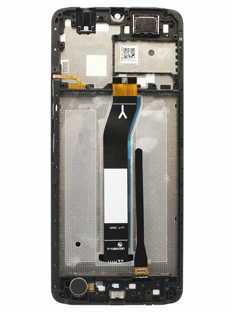 Дисплей для Xiaomi Redmi A3x модуль с рамкой и тачскрином (черный) (HQ)