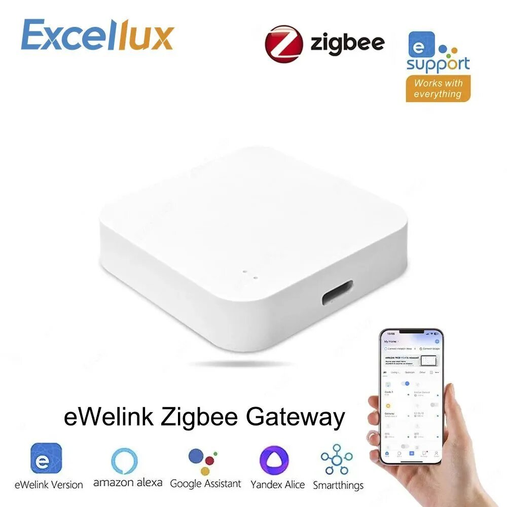 Умный шлюз Zigbee (eWelink), хаб zigbee3.0, умный дом
