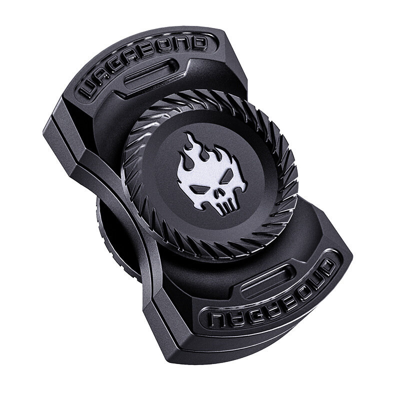 Ghost Fidget Spinner 3-в-1 Play Магнитная кнопочная карта EDC Snap Coin Металлическая модная игрушка для снятия