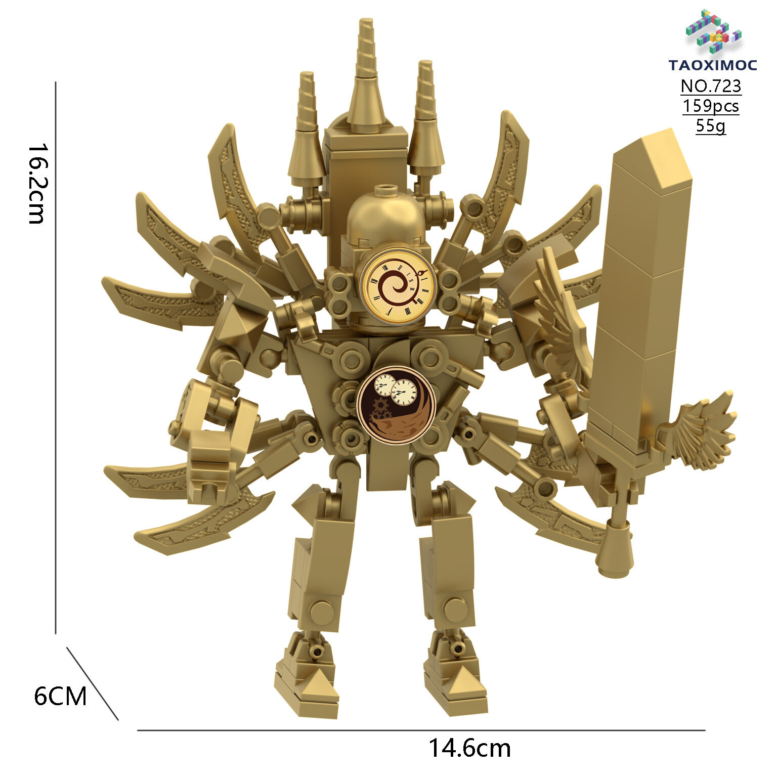 Новая версия Q: Туалетный человек и человек наблюдения, серия строительных блоков, Титан, Телевизионный человек, Человек-динамик, Человек с электрической дрелью, сборные игрушки