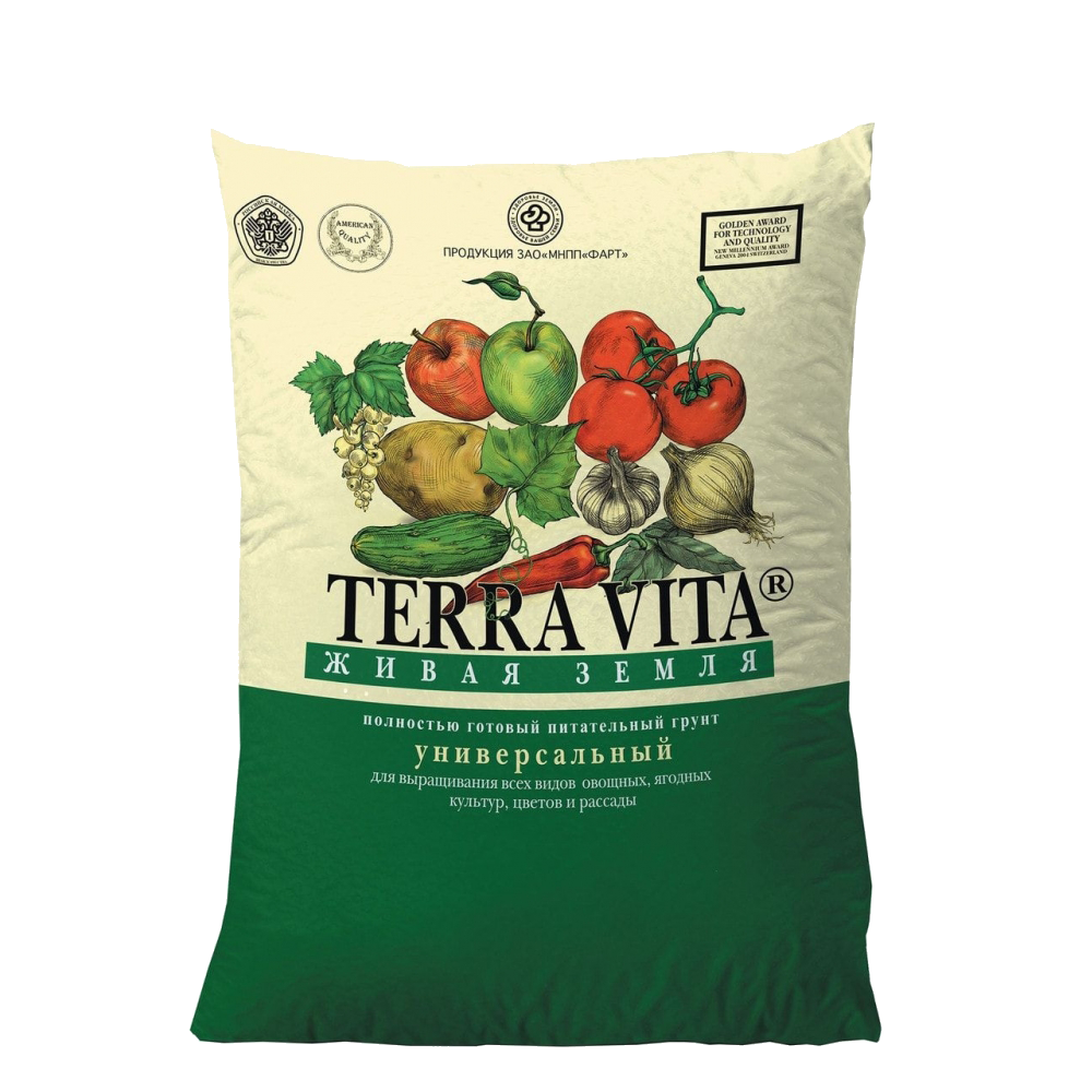 Удобрение грунт живая земля универсальная 50Л НП