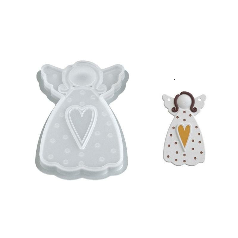 Силиконовая форма для подвесок в виде крыльев ангела, M